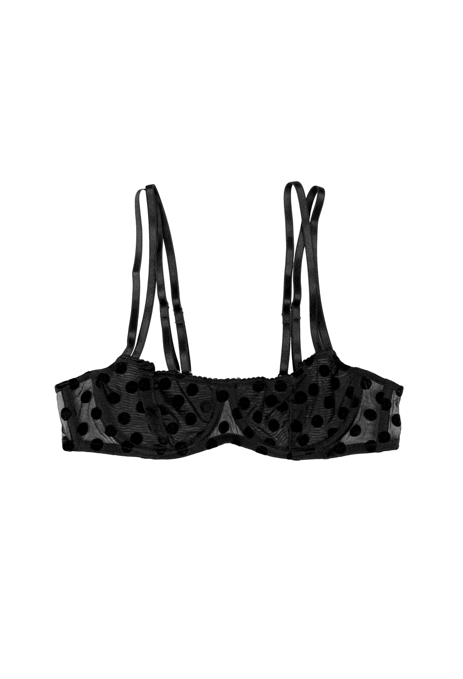 Polka Flock Bra – Fruity Booty